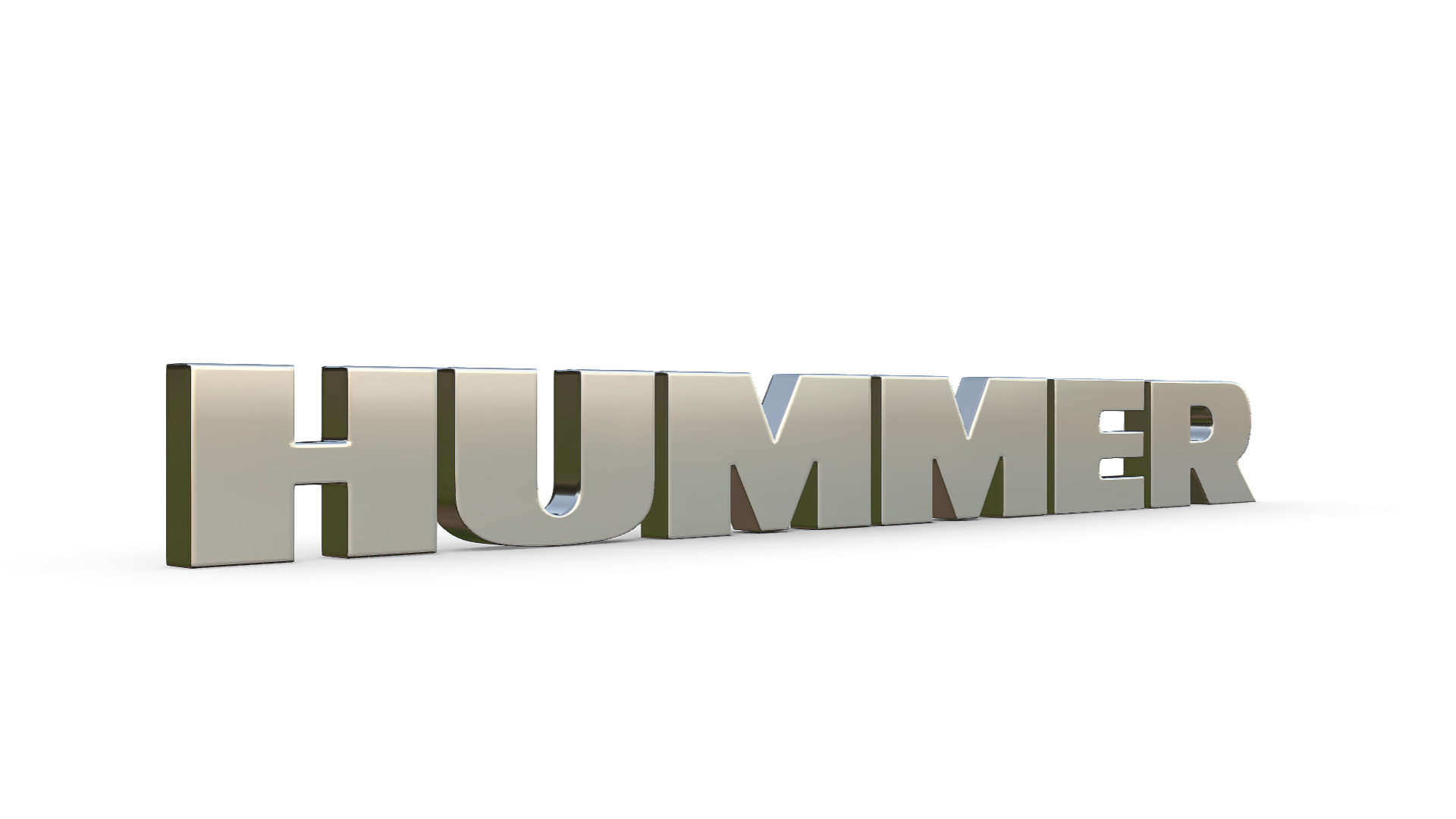 Archivo STL logo de hummer 👽・Modelo para descargar e imprimir en 3D・Cults