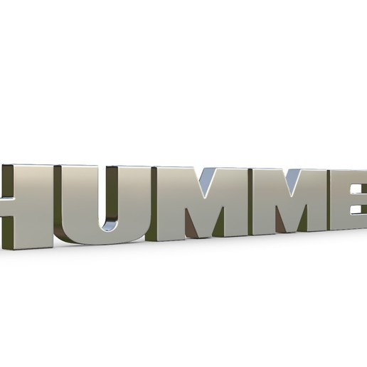 Download 3D printing designs hummer logo ・ Cults