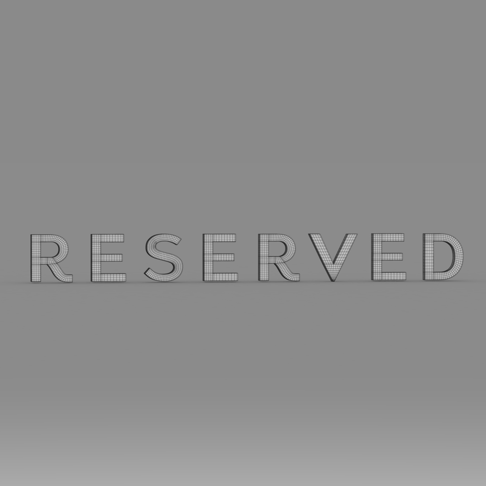 STL file reserved logo 🎭・3D printing idea to download・Cults