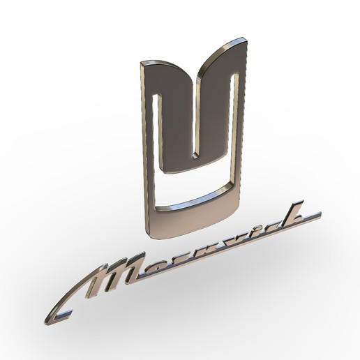 Download 3DS file moskvich_logo • 3D printer object ・ Cults