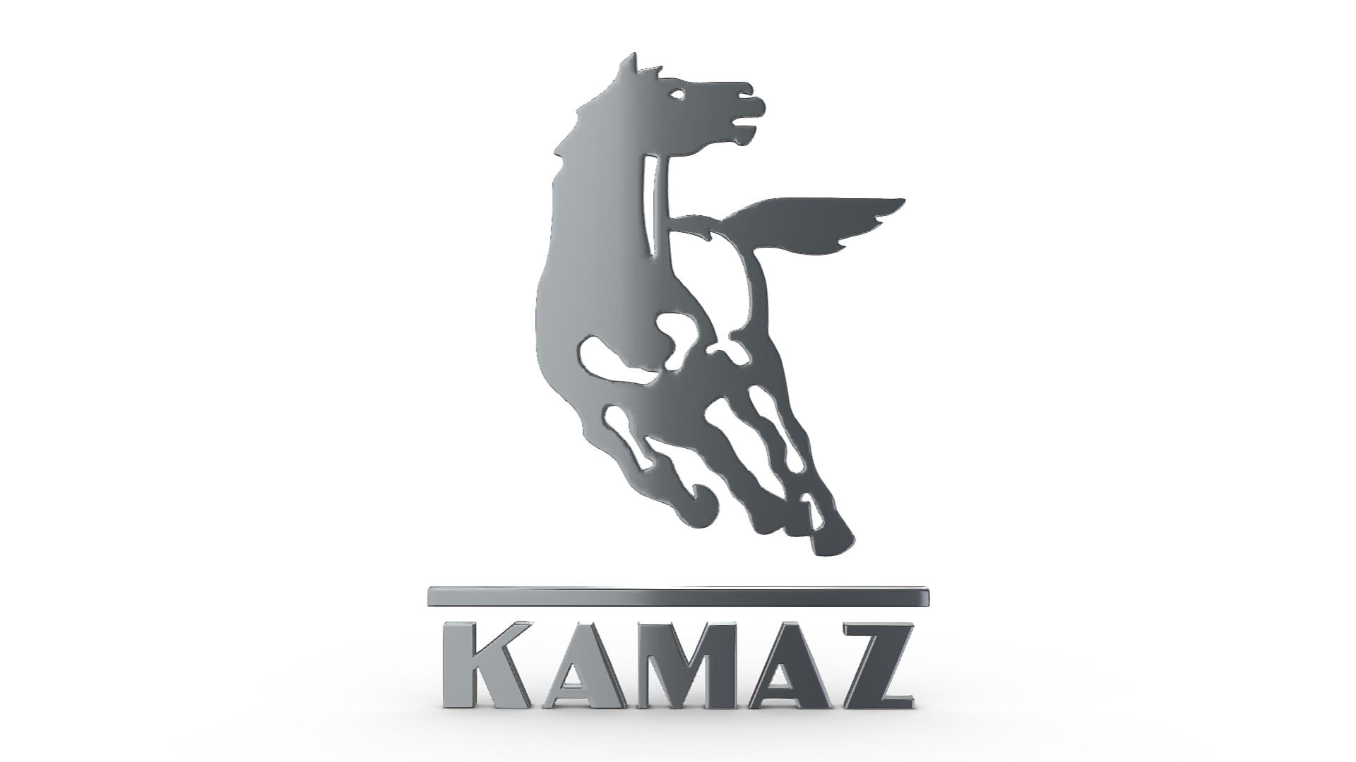 STL file kamaz logo・3D printer design to download・Cults