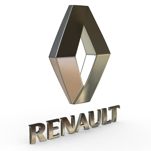 Download 3D printing templates renault logo ・ Cults