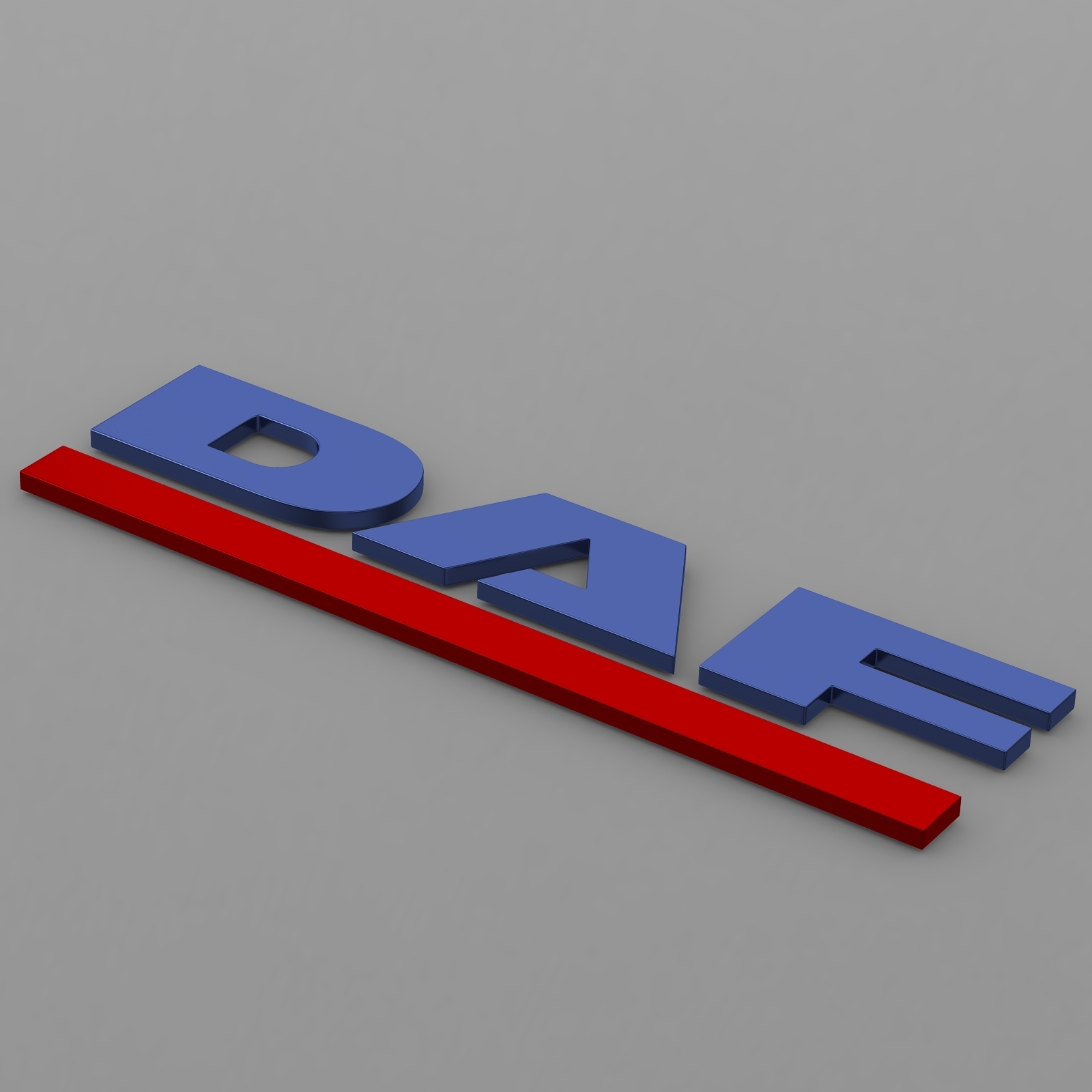 STL file daf logo・3D printing template to download・Cults