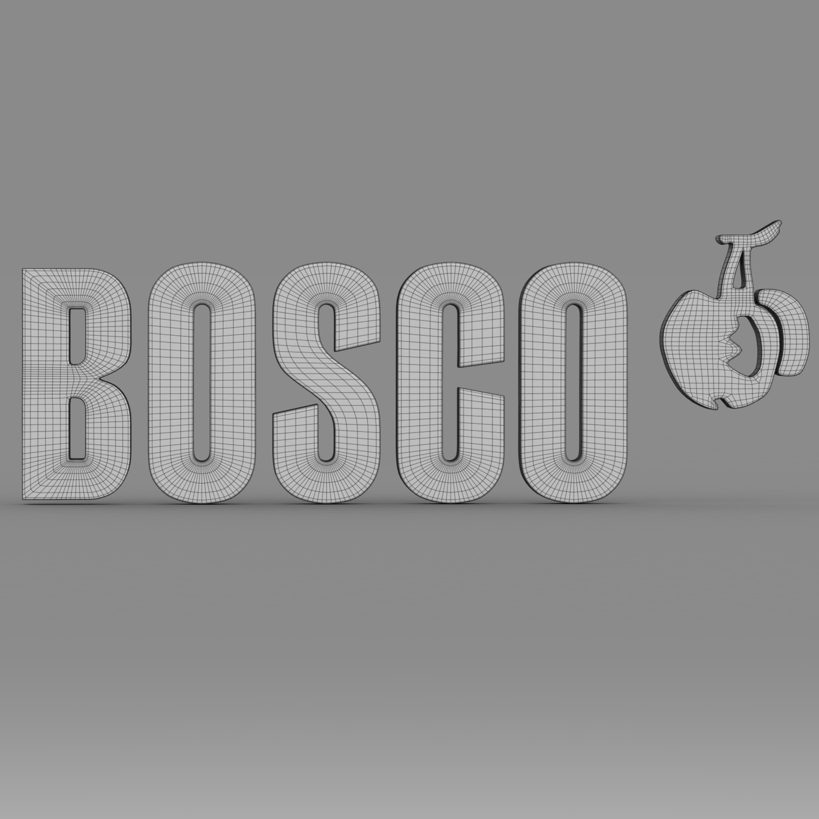 Descargar archivo 3DS logo de bosco • Modelo para la impresión en 3D ...