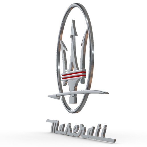 Download STL maserati logo 2 ・ Cults