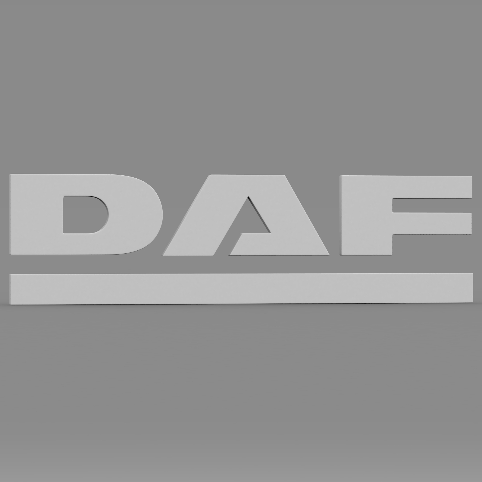 STL file daf logo・3D printing template to download・Cults