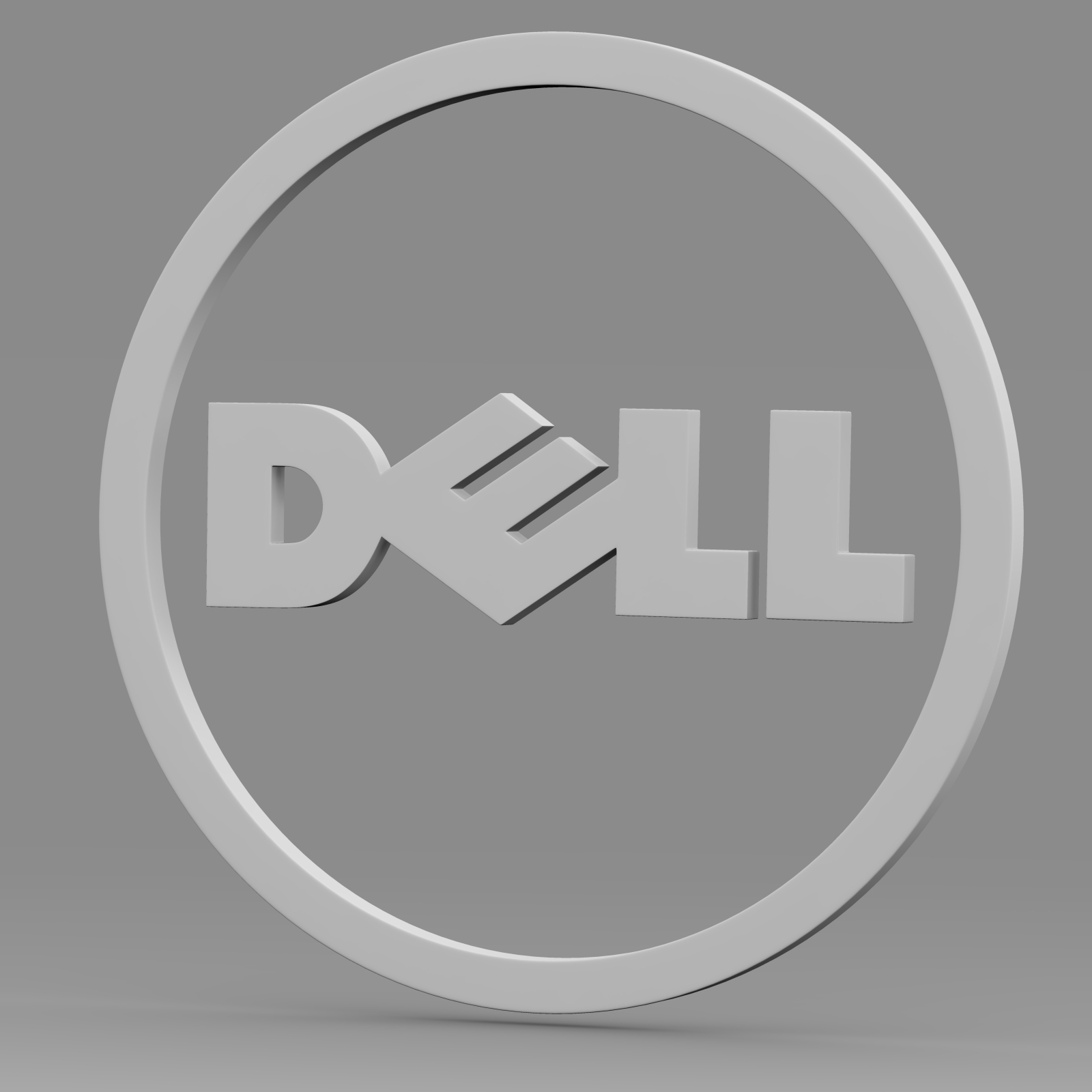 Descargar archivo 3DS Logotipo de Dell 2 • Plan de la impresora 3D ・ Cults