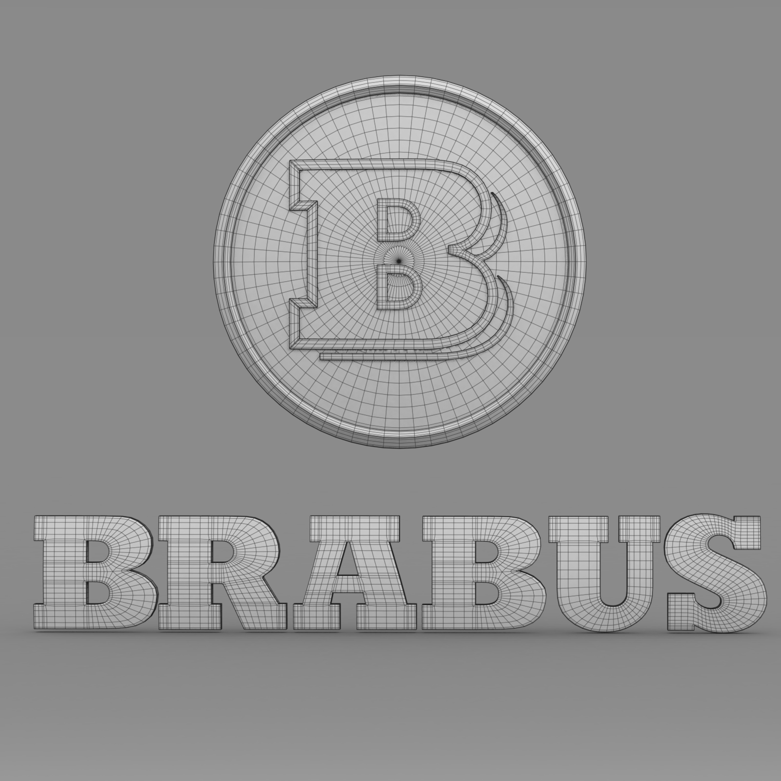 STL file brabus logo・3D printing template to download・Cults