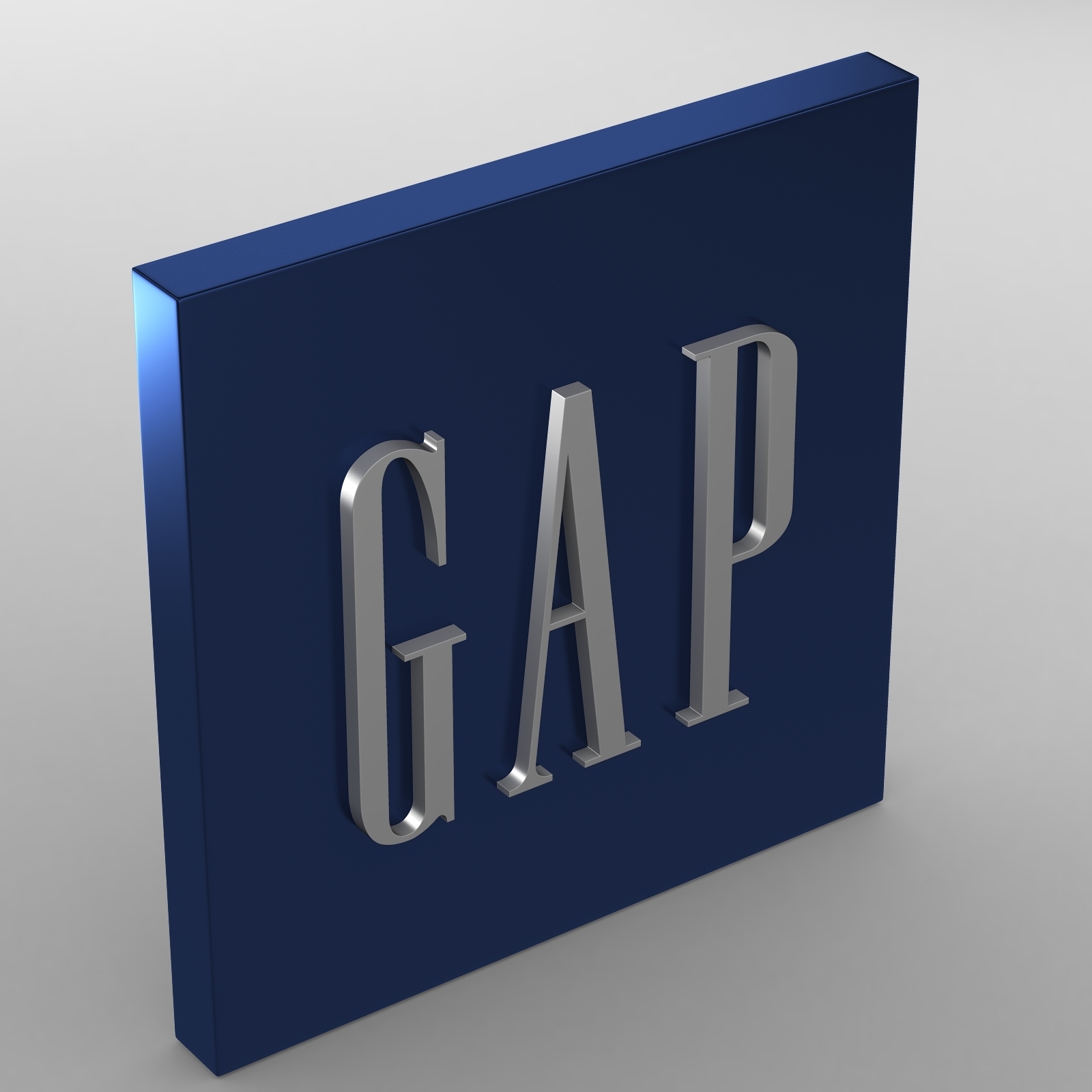 STL file gap logo 🎭・3D printer design to download・Cults