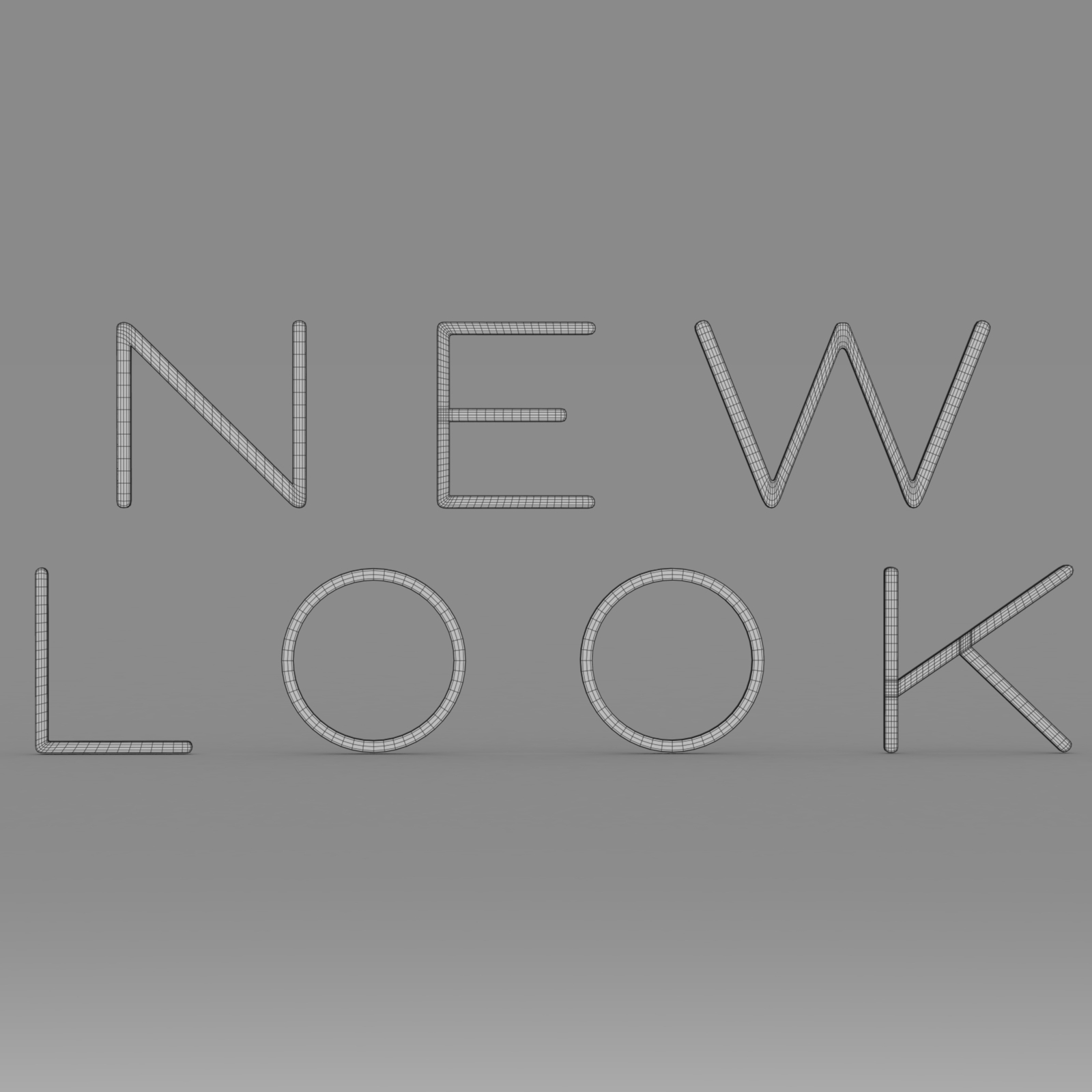 STL file new look logo 2・Template to download and 3D print・Cults