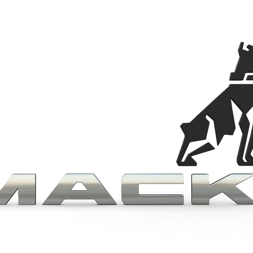 Download 3DS file mack logo • 3D printing object ・ Cults