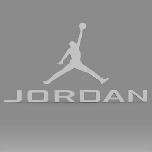 Download 3DS file jordan logo • 3D printable model ・ Cults