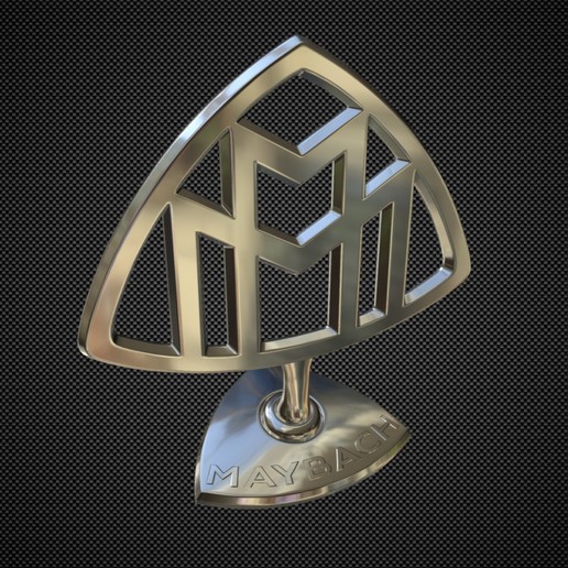 Download 3DS file maybach logo 2 • 3D printing template ・ Cults