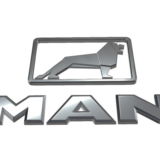 Download 3DS file man logo 2 • 3D printable model ・ Cults