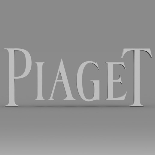 Download 3DS file piaget logo • Object to 3D print ・ Cults
