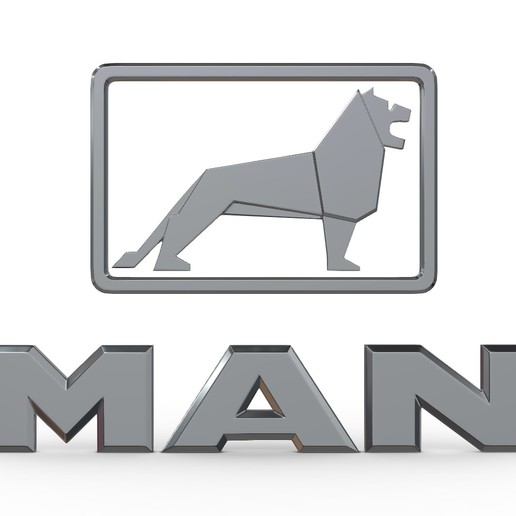 Download 3DS file man logo 2 • 3D printable model ・ Cults