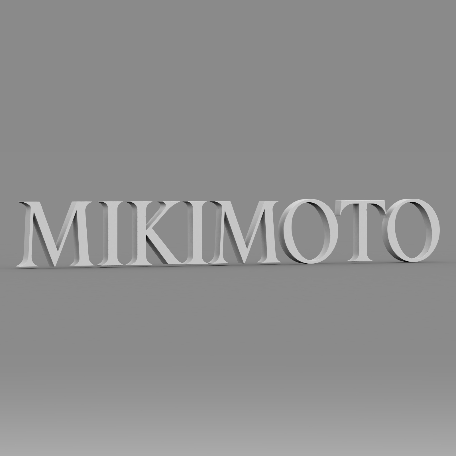 STL-Datei mikimoto logo・Design zum Herunterladen und 3D-Drucken・Cults