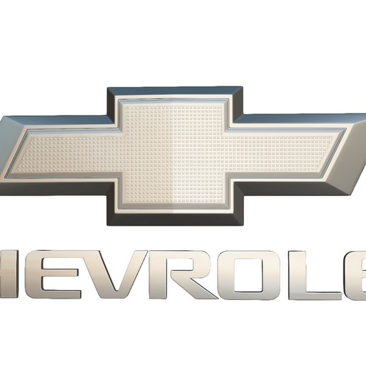 Download 3DS file chevrolet logo • 3D printing object ・ Cults
