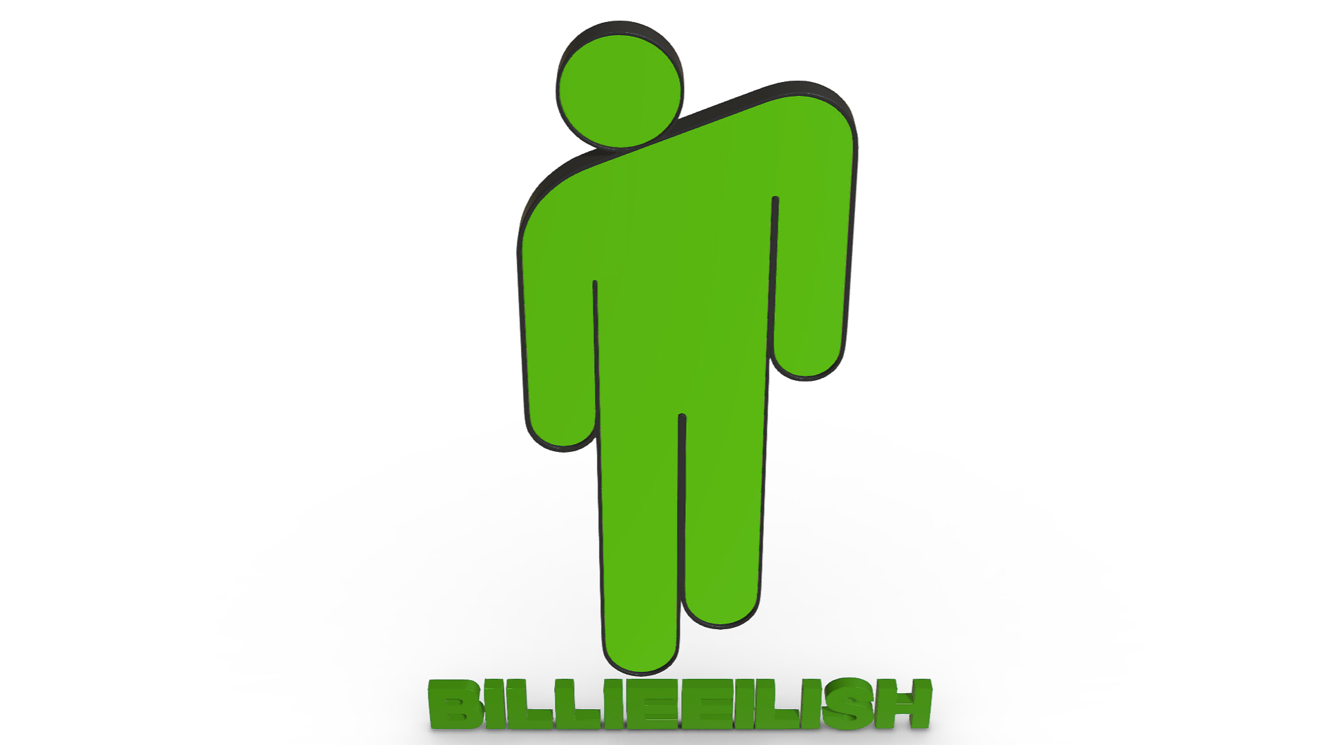 Descargar archivo 3DS El logo de Billie Eilish • Plan imprimible en 3D ...