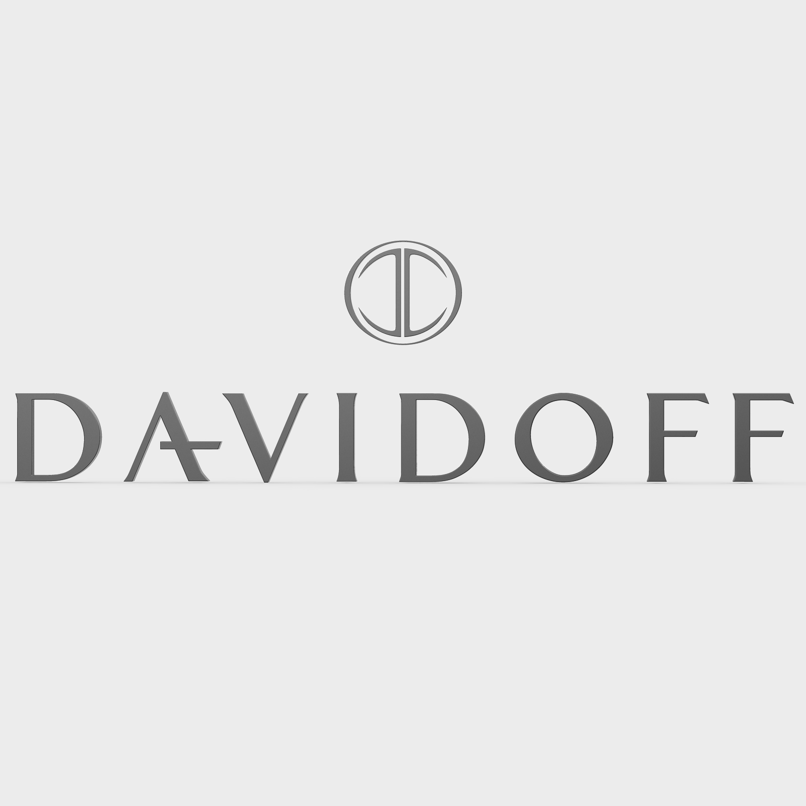 Archivo STL logo de davidoff・Modelo imprimible en 3D para descargar・Cults