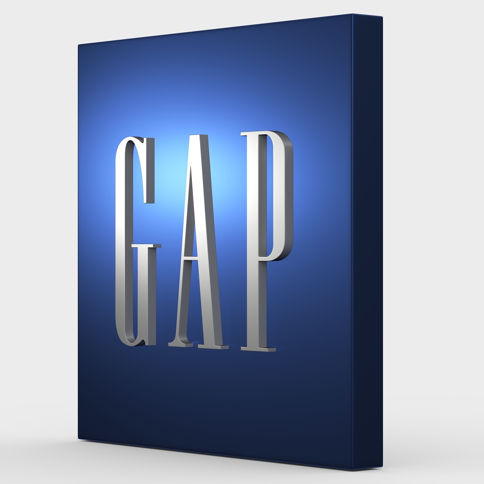 STL file gap logo 🎭・3D printer design to download・Cults