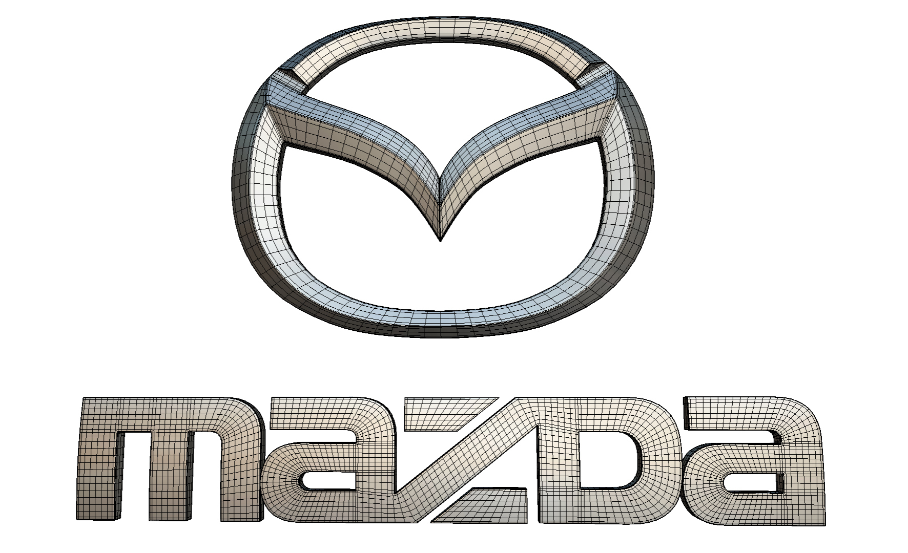 STL file mazda logo・3D printable model to download・Cults