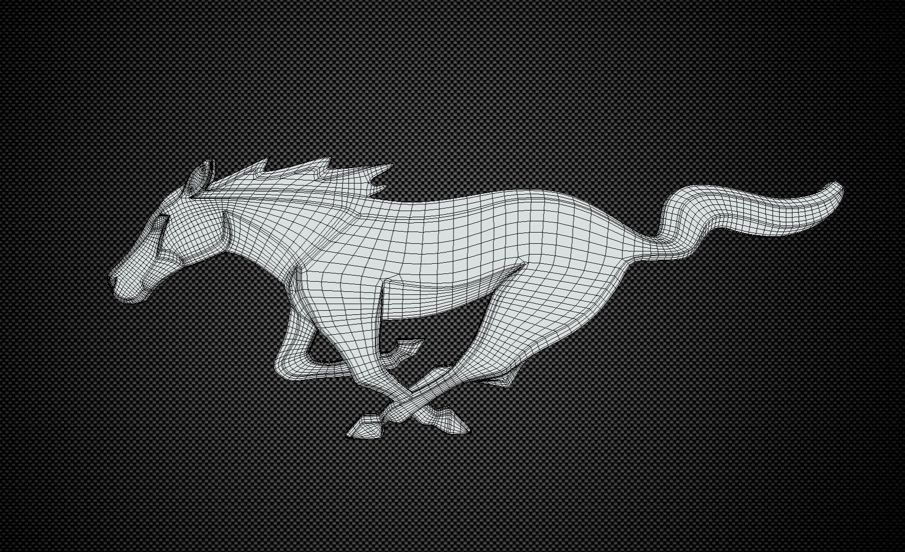 STL file ford mustang logo 7・3D printing design to download・Cults