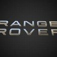 Download 3DS file range rover logo • 3D print model ・ Cults