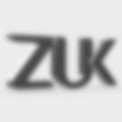 Download 3DS file zuk logo • 3D printer template ・ Cults