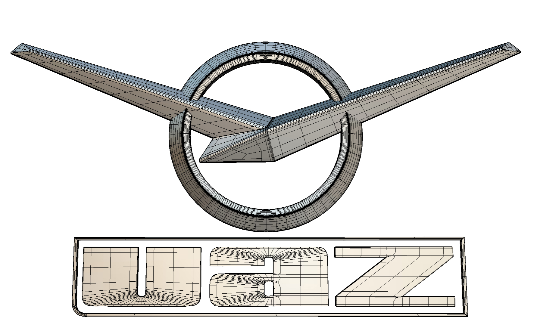 STL file uaz logo・Design to download and 3D print・Cults