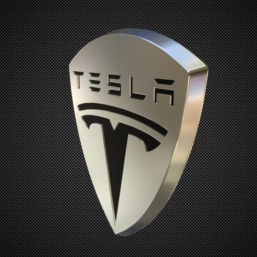 Download 3DS file tesla logo • 3D printing model ・ Cults