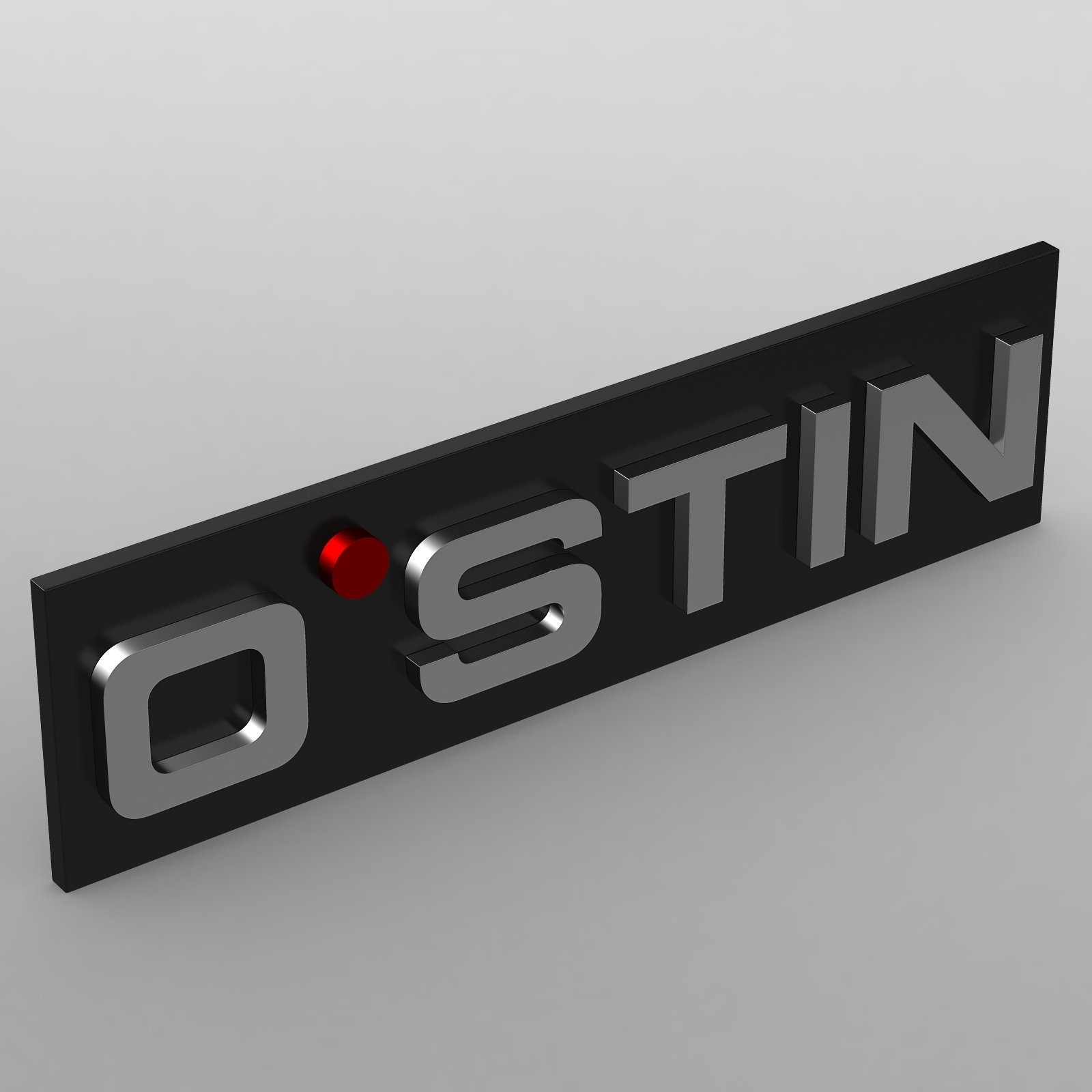 STL file ostin logo・3D print design to download・Cults