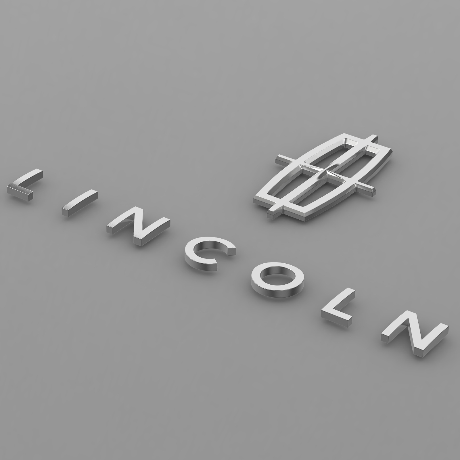 STL file lincoln logo・3D print design to download・Cults