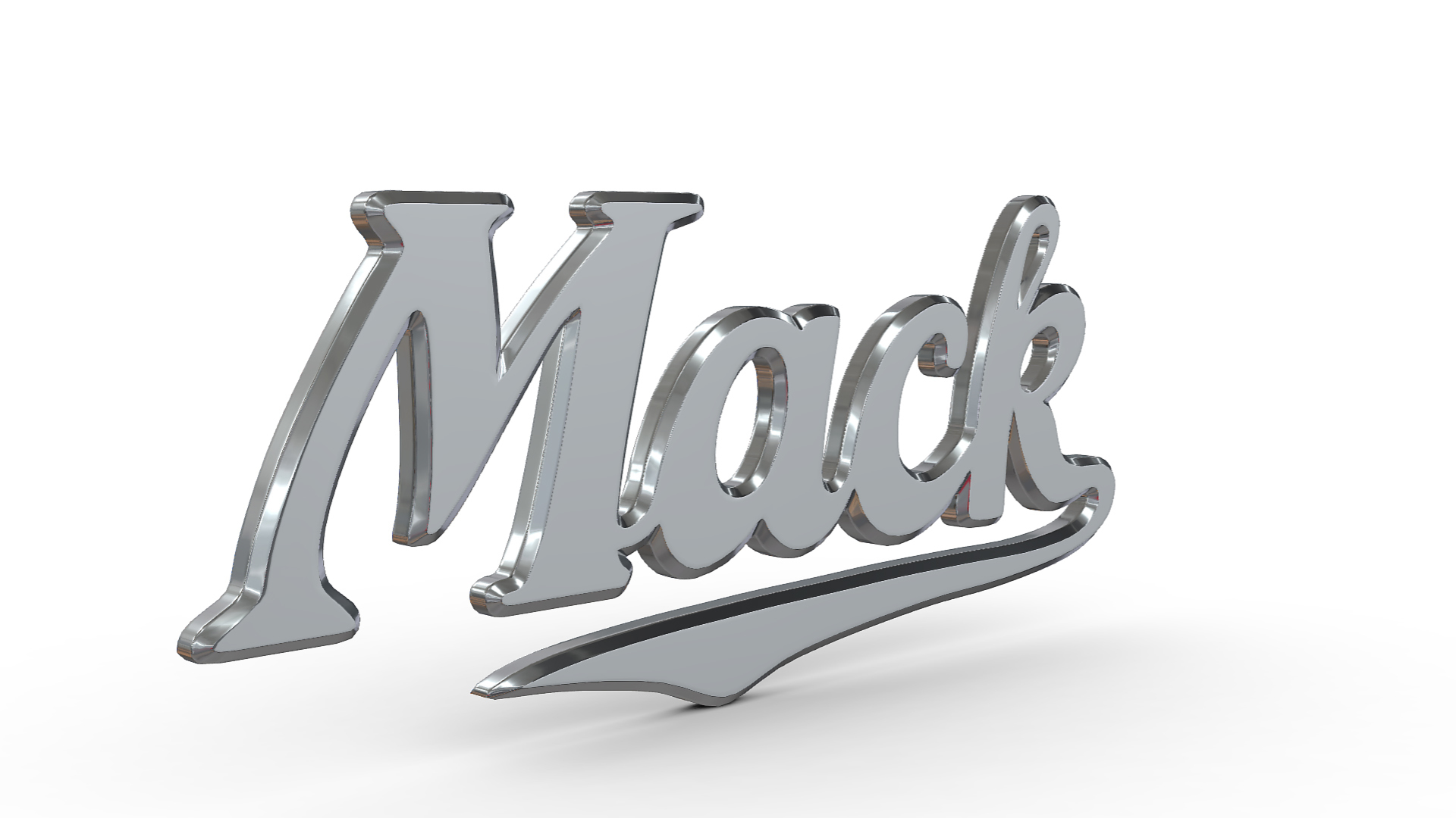 STL file mack logo 2 🚗・3D printable design to download・Cults
