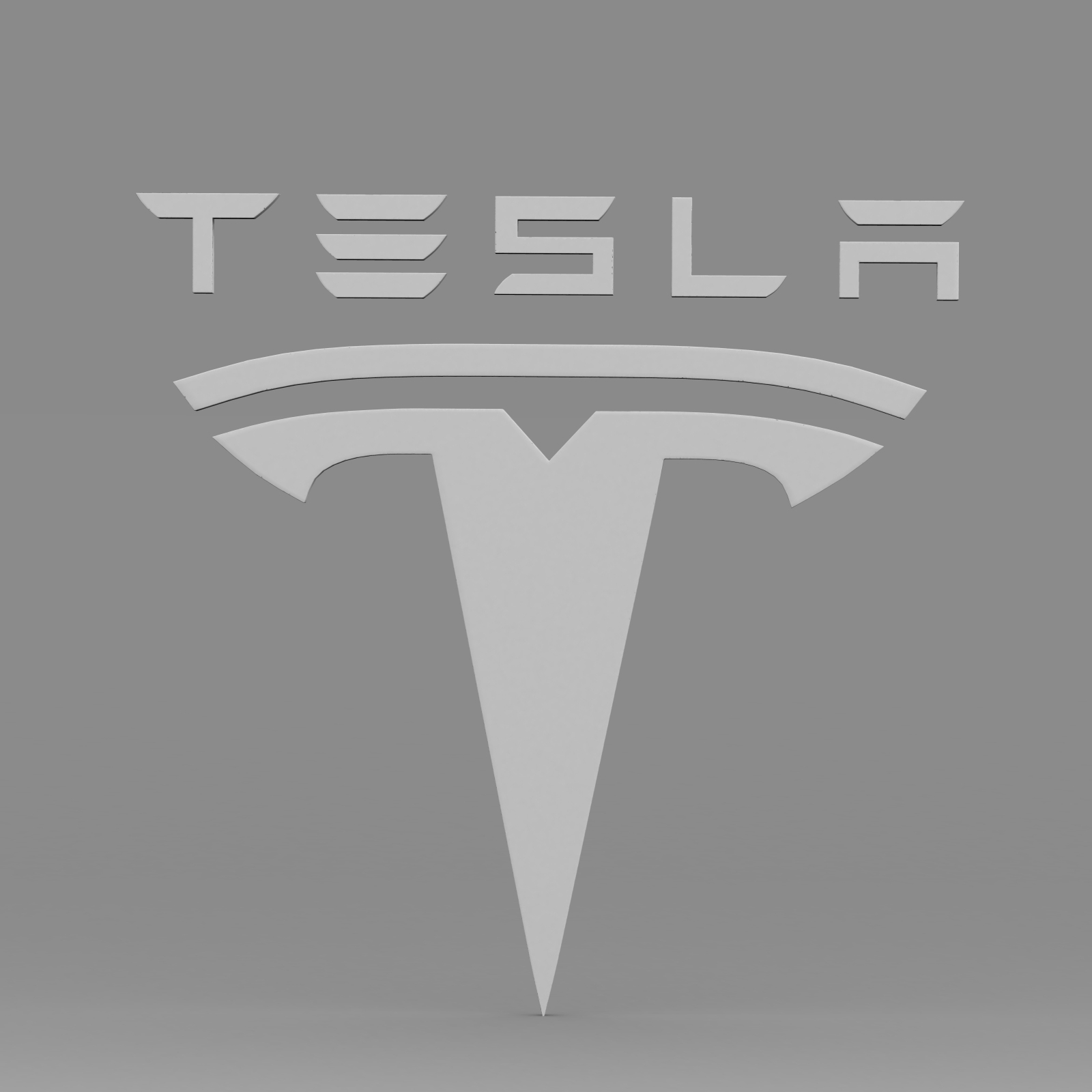 STL file tesla logo・3D print design to download・Cults