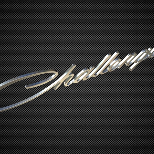 Download 3DS file challenger logo • 3D print template ・ Cults