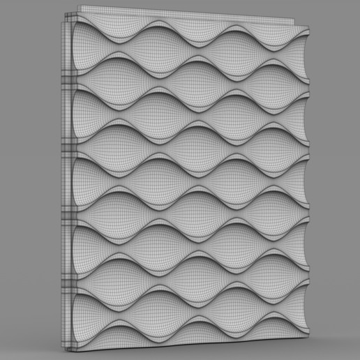 Download 3DS file 3d wall panel 9 • Model to 3D print ・ Cults