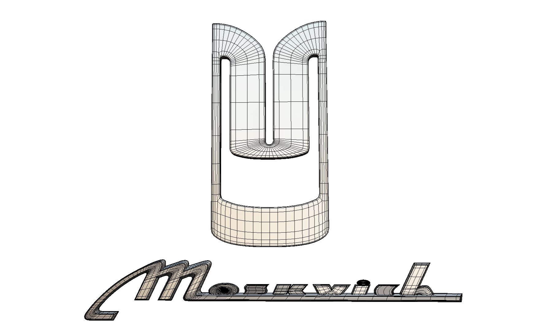 STL file moskvich_logo 🚗・3D print design to download・Cults