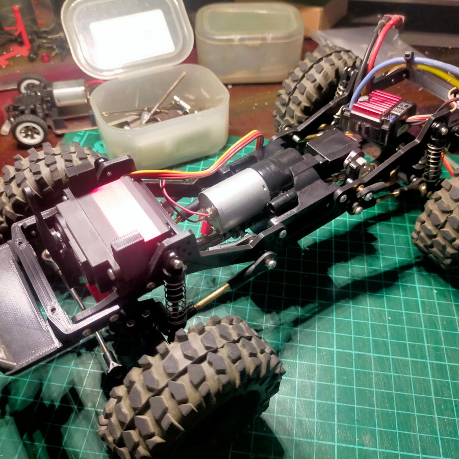 STL file MN WPL lcg chassis rail model・3D printer model to download・Cults