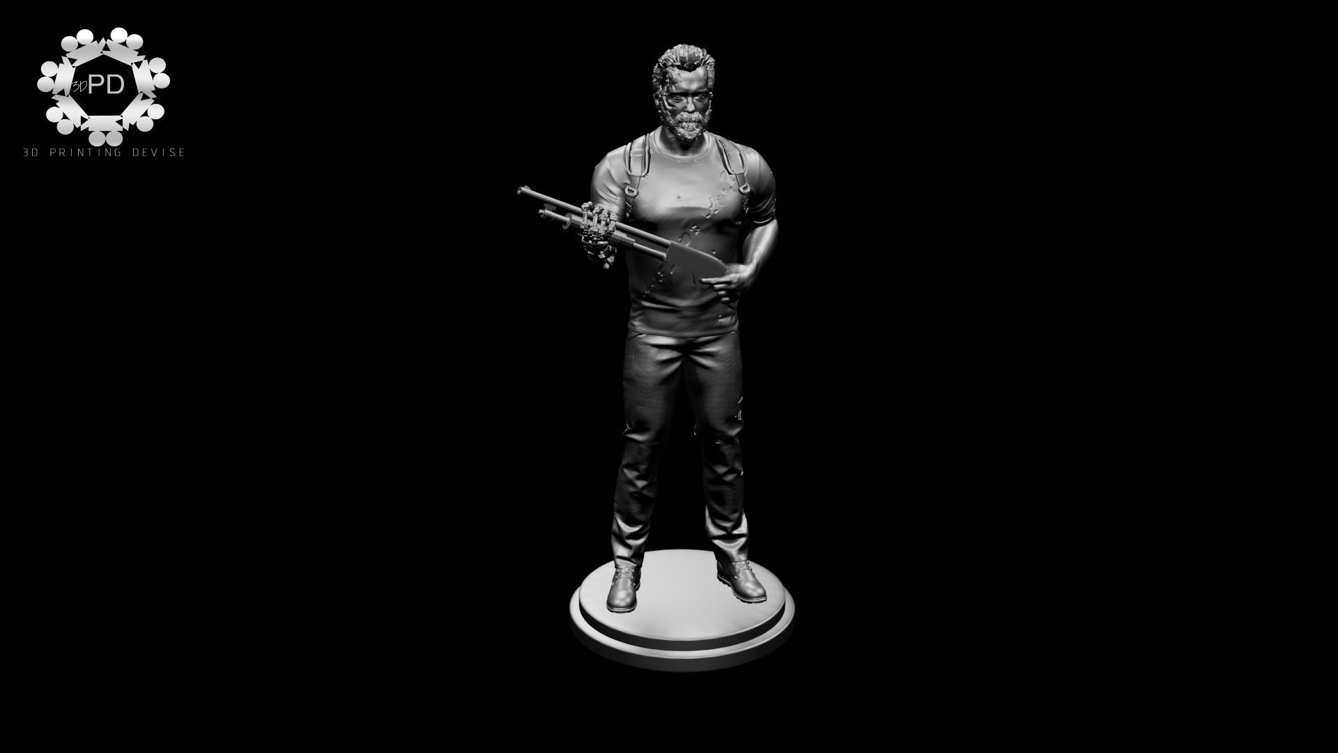 3D file Terminator Old (Pack of 2 models) 👴・3D printable design to ...