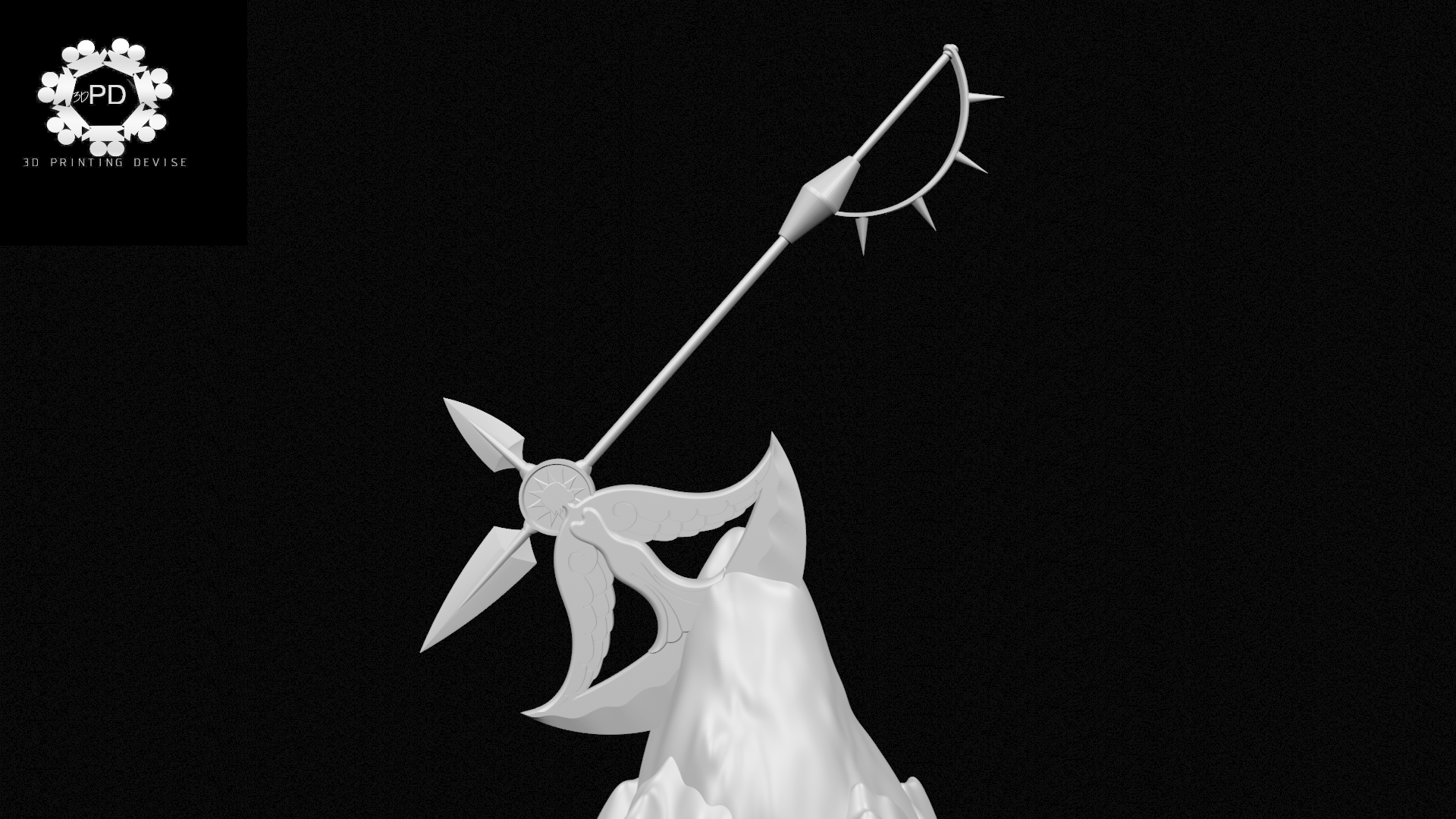 Free 3D file Divine axe・3D printer design to download・Cults
