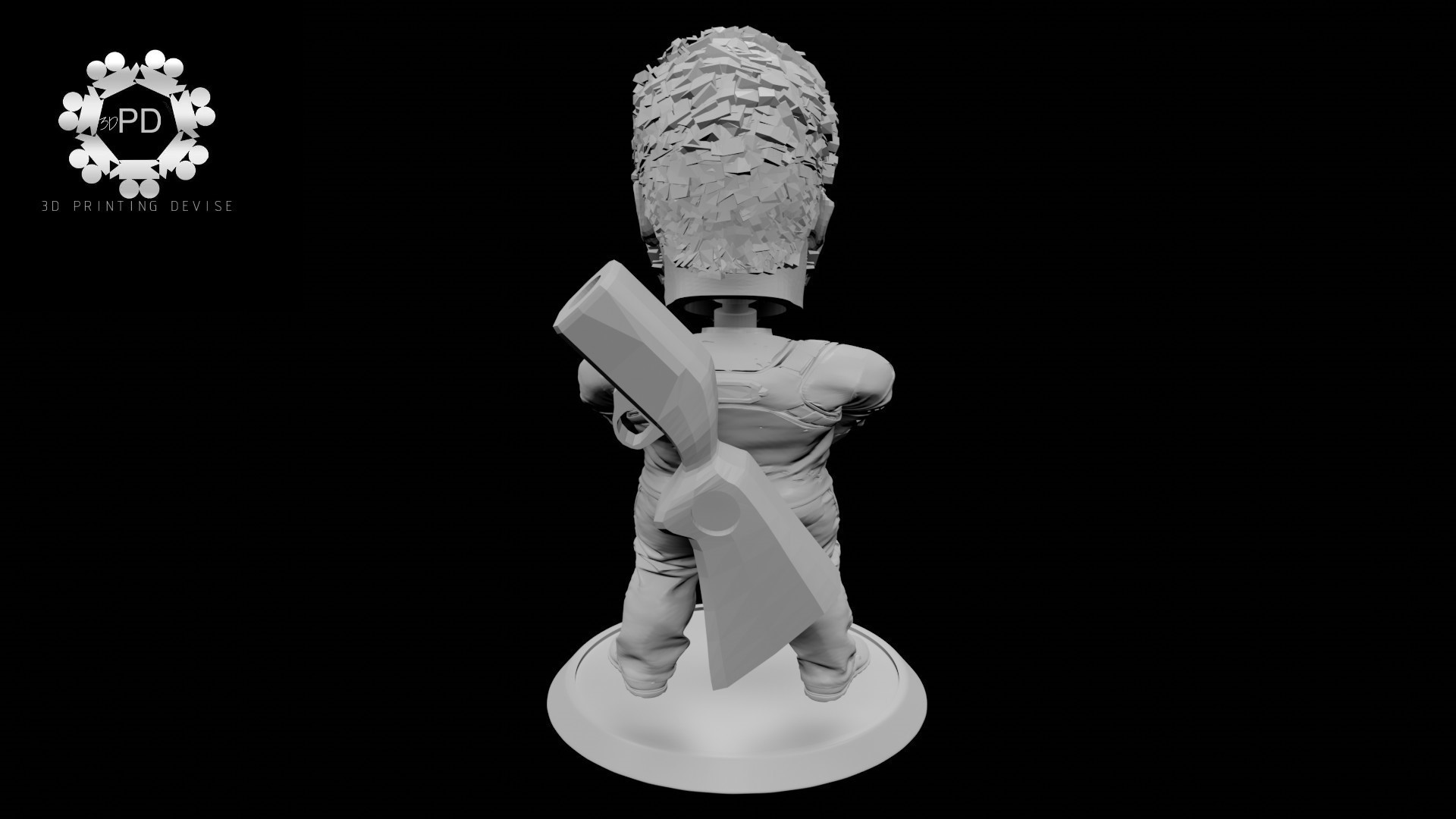 Файл 3D Old Terminator Joystick Support・Дизайн 3D принтера для загрузки ...