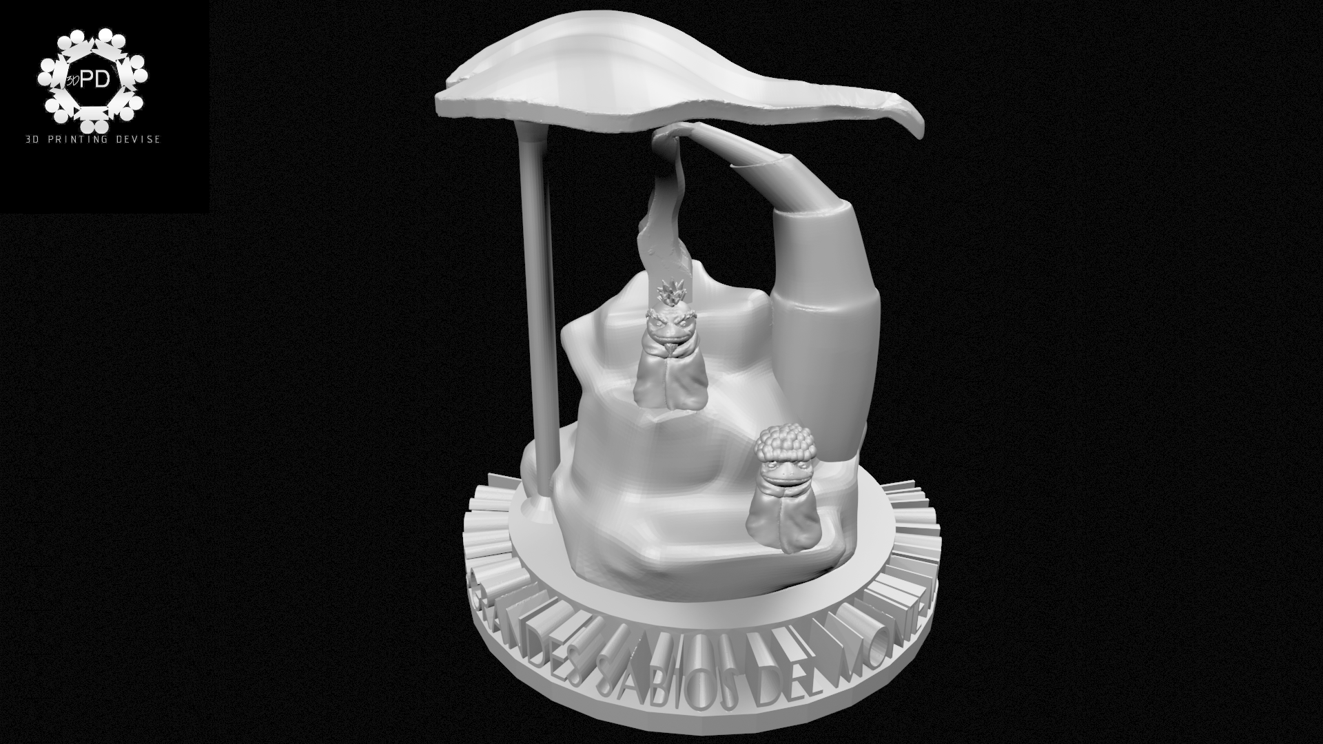 3D file Fukasaku and Shima・3D print design to download・Cults