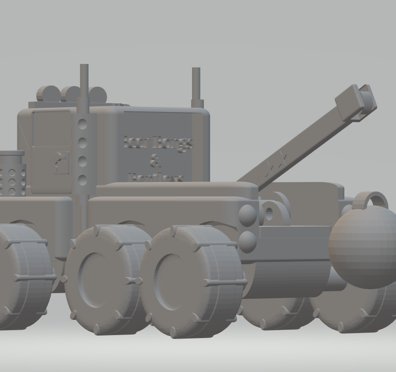 Free 3D file FHW: Post Congratulations Monster Tow Truck (Post Malone ...