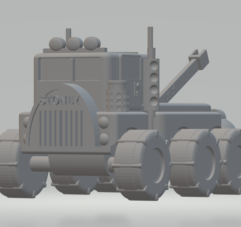 Free 3D file FHW: Post Congratulations Monster Tow Truck (Post Malone ...