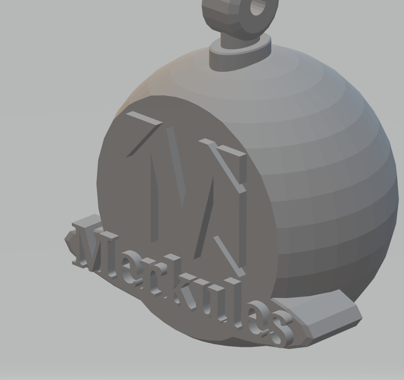 Free 3D file FHW: The MERK Ball christmas ornament・3D print model to ...
