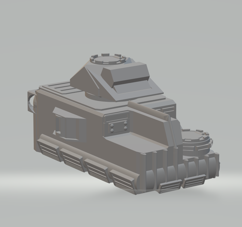 Free 3D file FHW: Hover Tank (grim dark) 🪖・3D printable design to ...