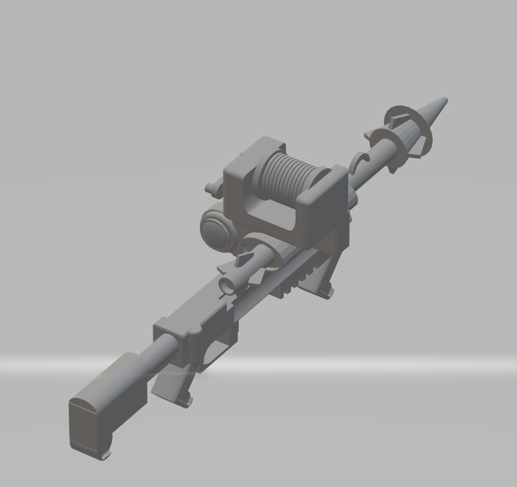 Free 3D file FHW: TyK T'aaK Spear launcher v2 ・3D printing template to ...