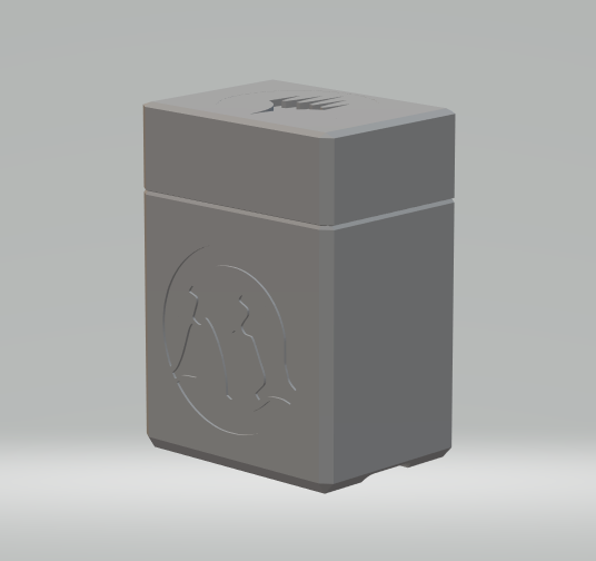 Free 3D file FHW: MTG Deckbox with logo・3D printer design to download・Cults