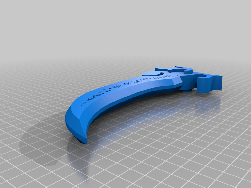 Free 3D file FHW: Time Dagger Blade edit・3D printable model to download ...